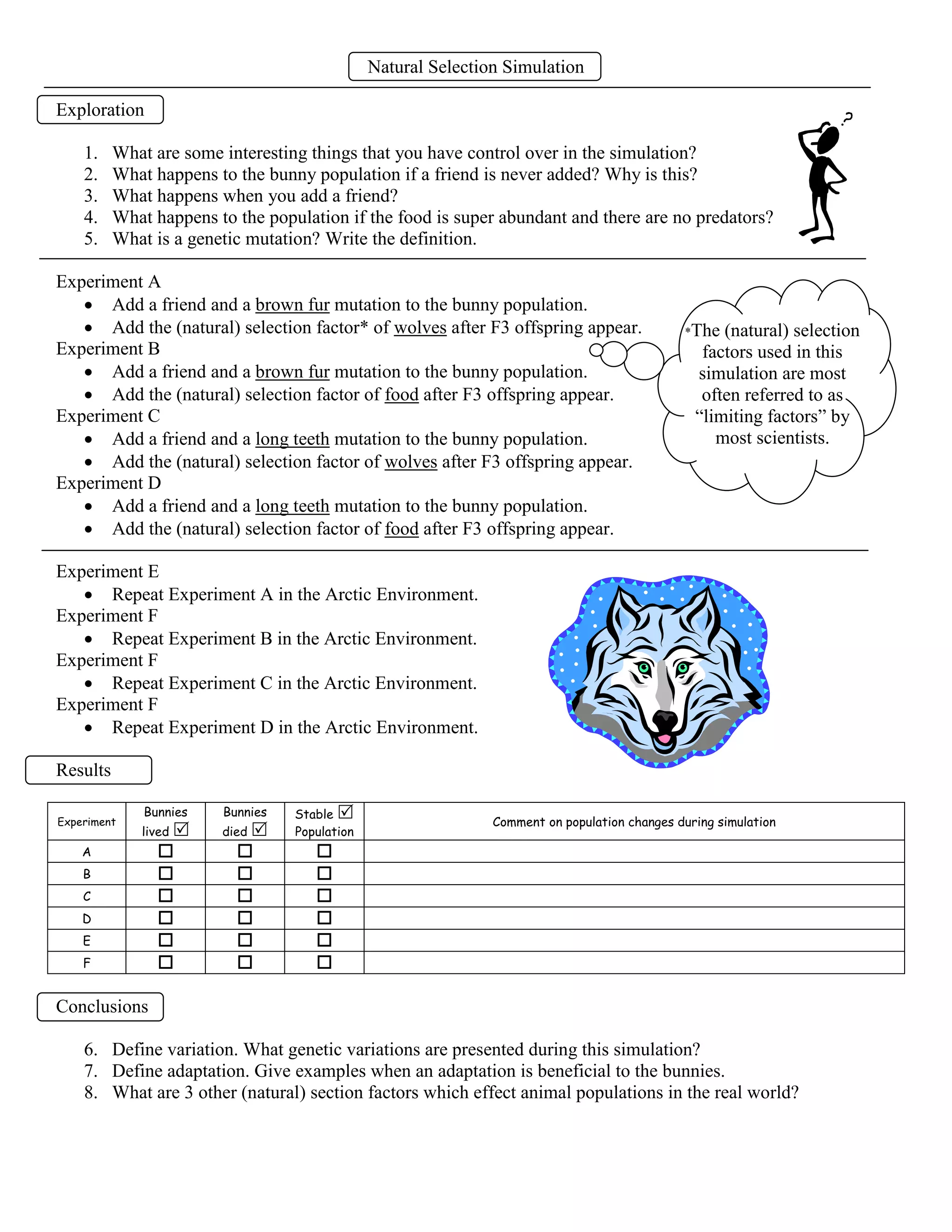 Natural selection simulation 2 | PDF | Biological Sciences | Science