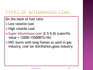 Natural solid fuels | PPTX