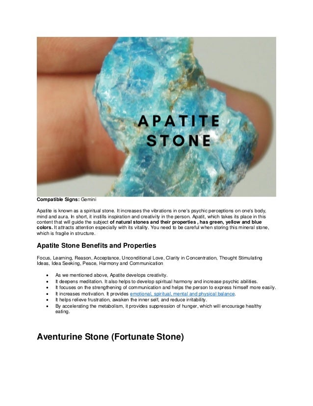 Natural Stones and their benefits.pdf | Geology | Science