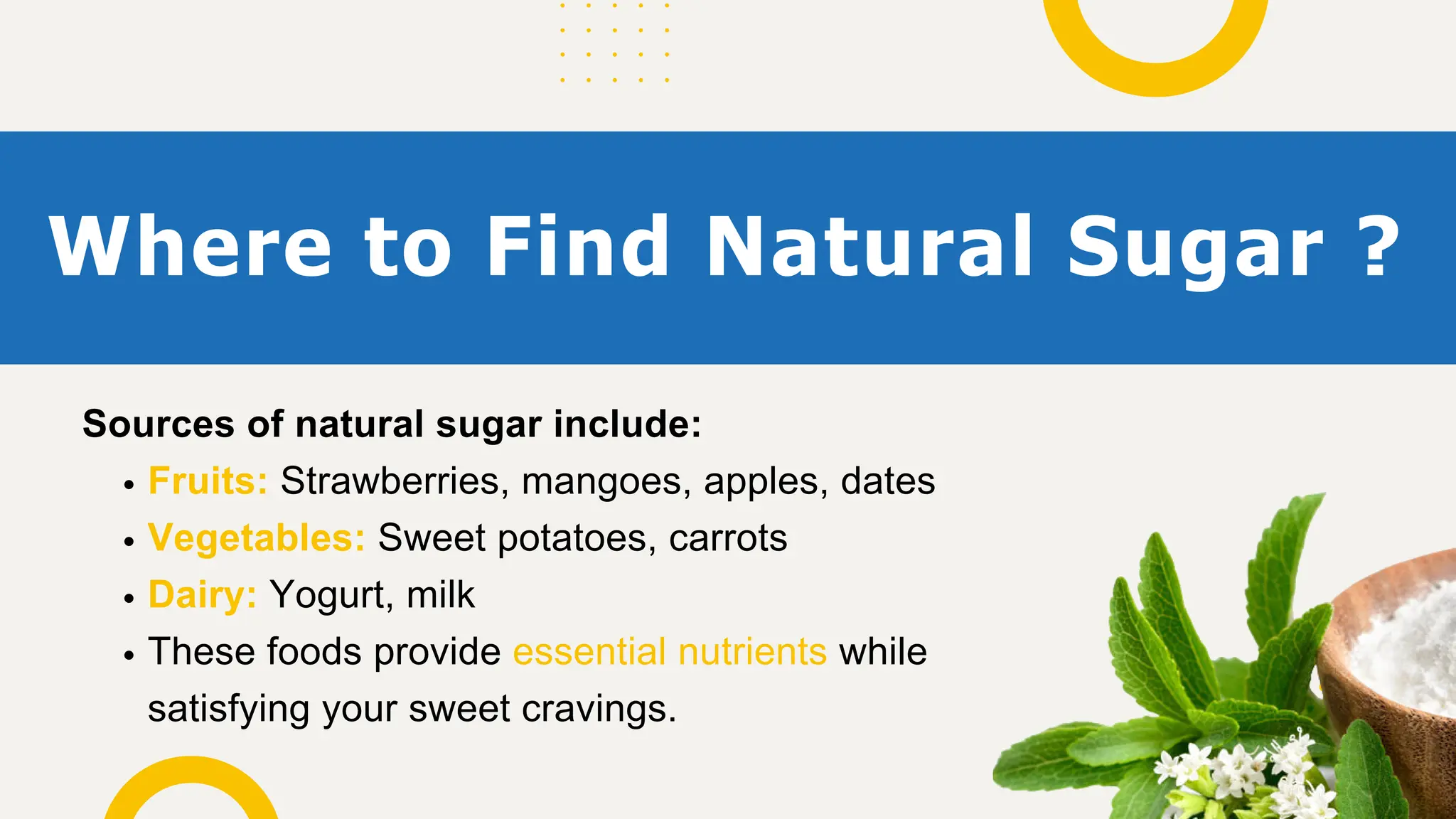 Natural Sugar Vs Refined Sugar: Which is better for your health? | PDF