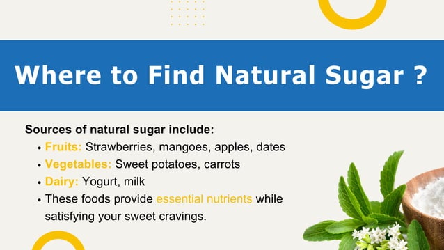 Natural Sugar Vs Refined Sugar: Which is better for your health? | PPT