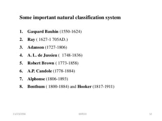 Natural system of classification (botany).pptx
