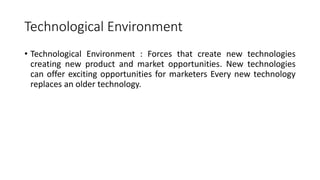 Natural & technological environment PART1 | PPTX