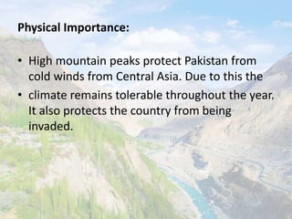 Natural topography of pakistan 2 | PPTX