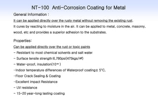 Natural touch Anti-Corrosion Paint | PPTX