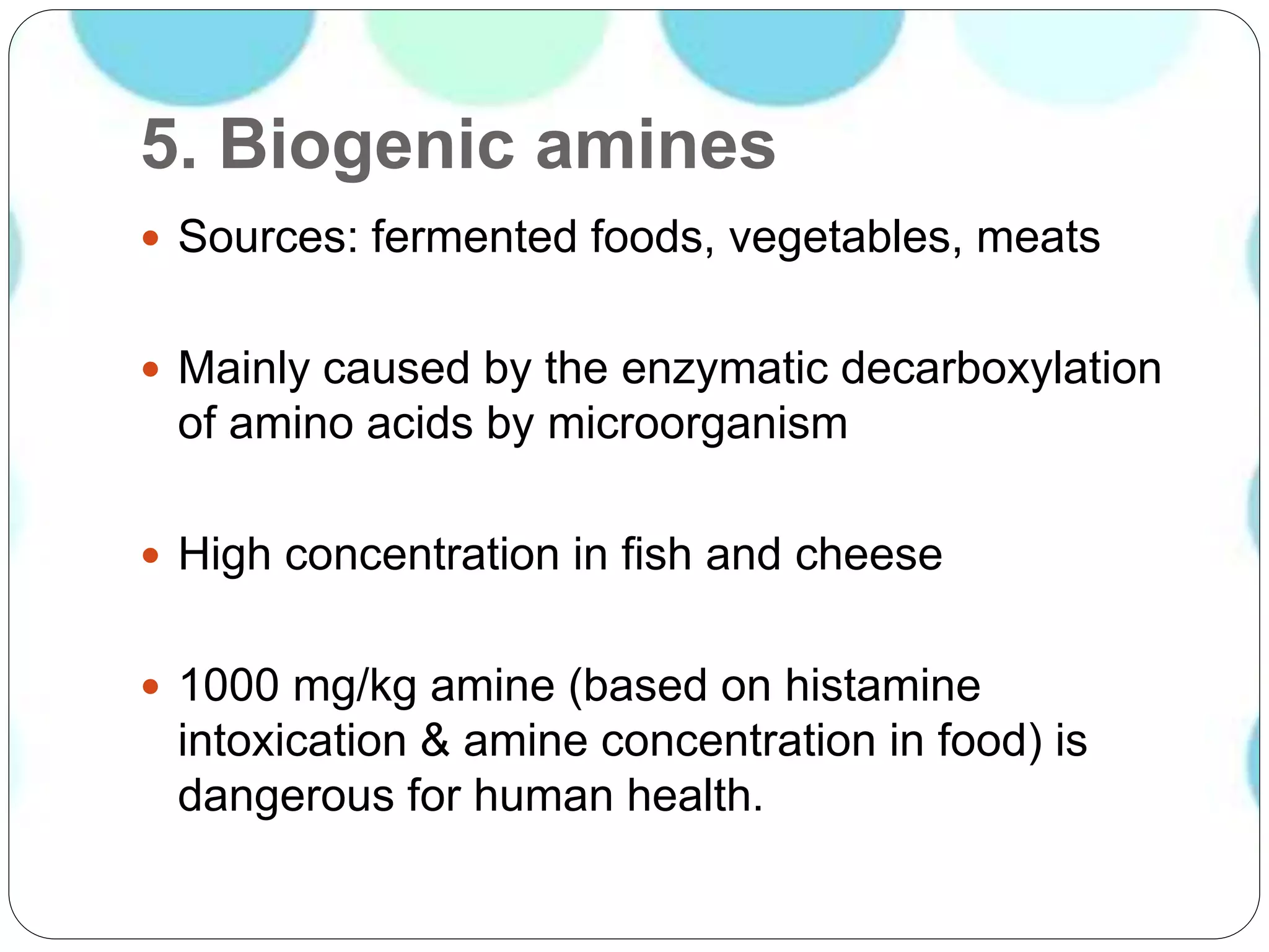 Natural toxic substances in food | PPTX