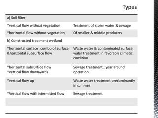 Natural treatment system | PDF