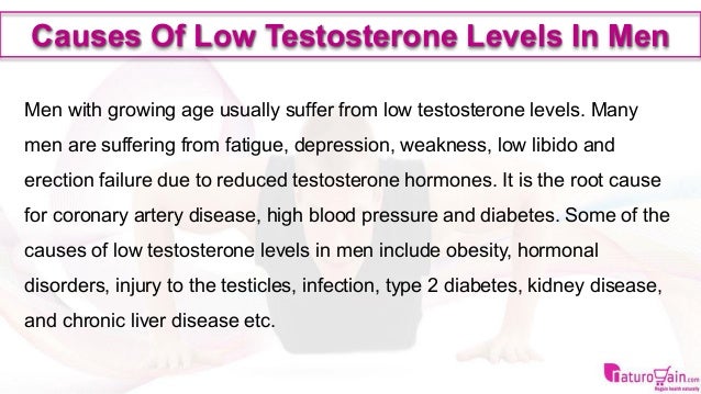 Natural Treatment to Cure Causes of Low Testosterone Levels in Men