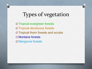 Natural vegetation | PPTX
