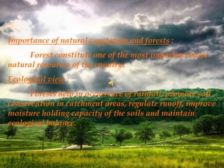 Natural vegetation | PPT