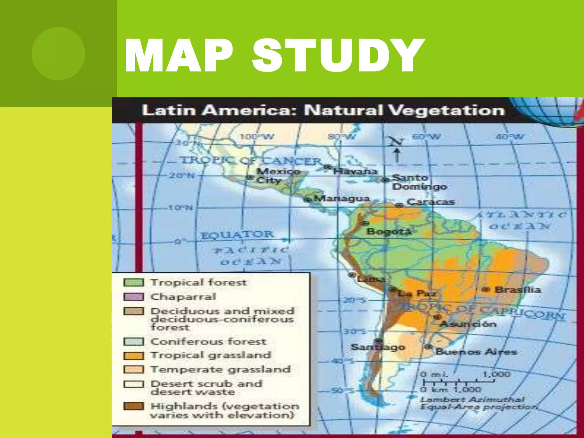 Natural vegetation of Latin America | PPTX