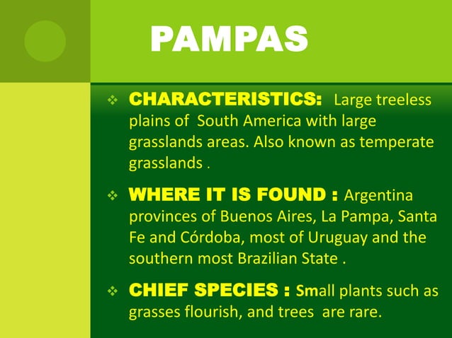 Natural vegetation of Latin America | PPT