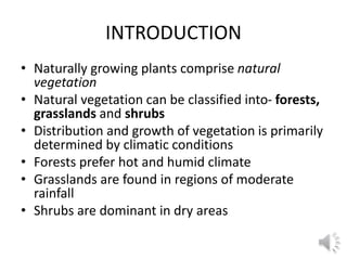 Natural vegetation and wildlife | PPTX | Landscaping | Home & Garden