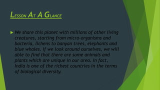 Natural vegetation and wildlife ppt | PPTX