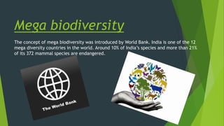 Natural vegetation and wildlife ppt | PPTX