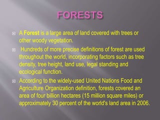 NATURAL VEGETATION AND WILDLIFE | PPTX