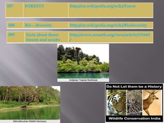 NATURAL VEGETATION AND WILDLIFE | PPTX