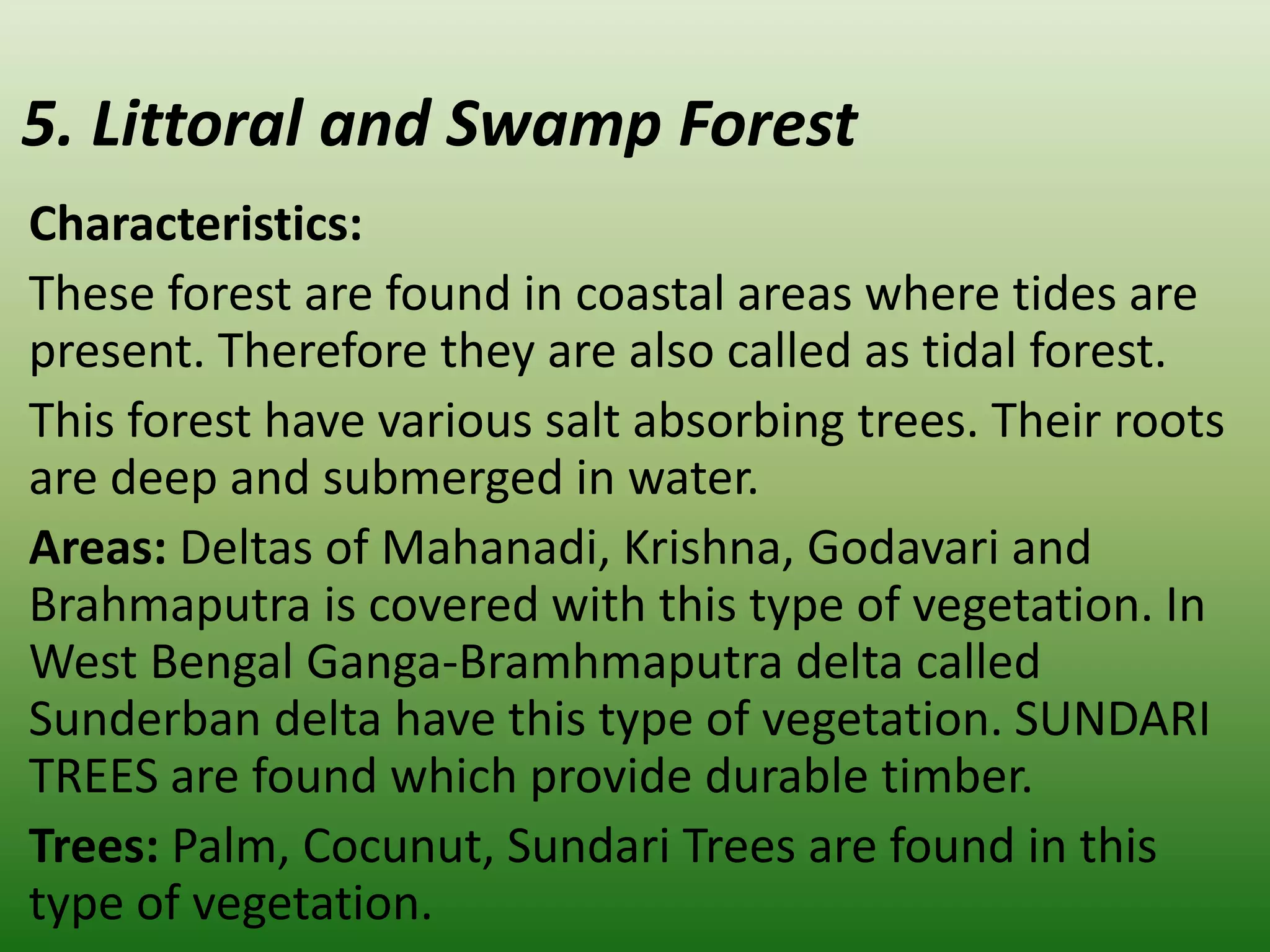 NATURAL VEGETATION AND WILDLIFE 11 CLASS GEOGRAPHY | PPTX