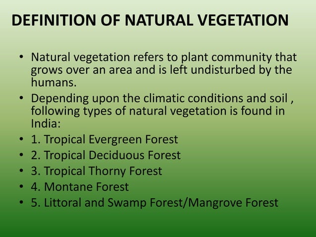 NATURAL VEGETATION AND WILDLIFE 11 CLASS GEOGRAPHY | PPTX | Agriculture ...