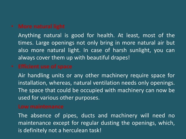 Natural ventilation | PPT
