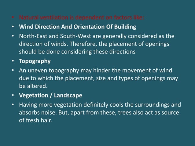 Natural ventilation | PPT