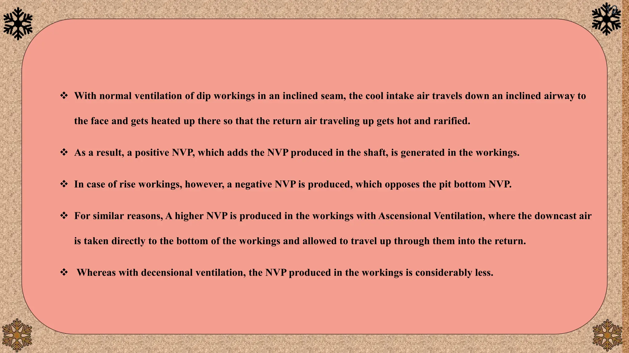 Natural Ventilation.pptx Mine ventilation | PPTX