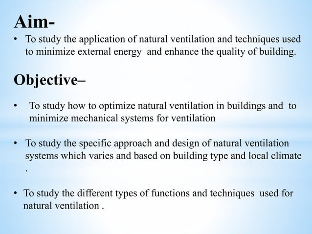 Natural ventilation for Building Artitechture | PPTX