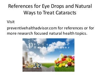 Natural ways to treat cataracts1 | PPT