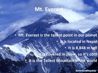 Natural wonders | PPT