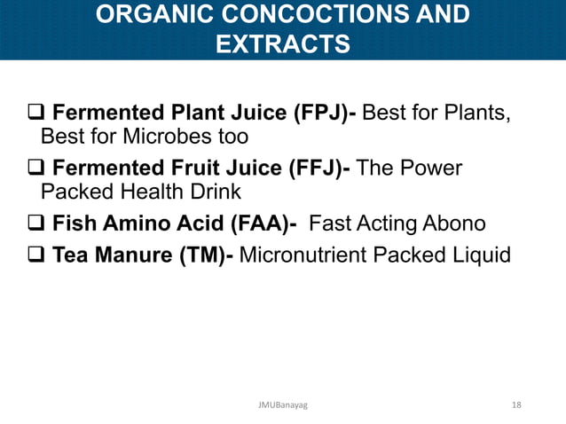 Organic Concoctions and Extracts | PDF