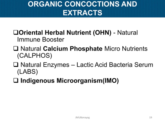 Organic Concoctions and Extracts | PDF