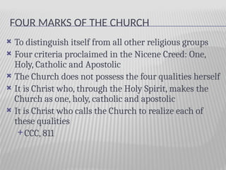 Nature and Missjon of the Church file ppt | PPTX