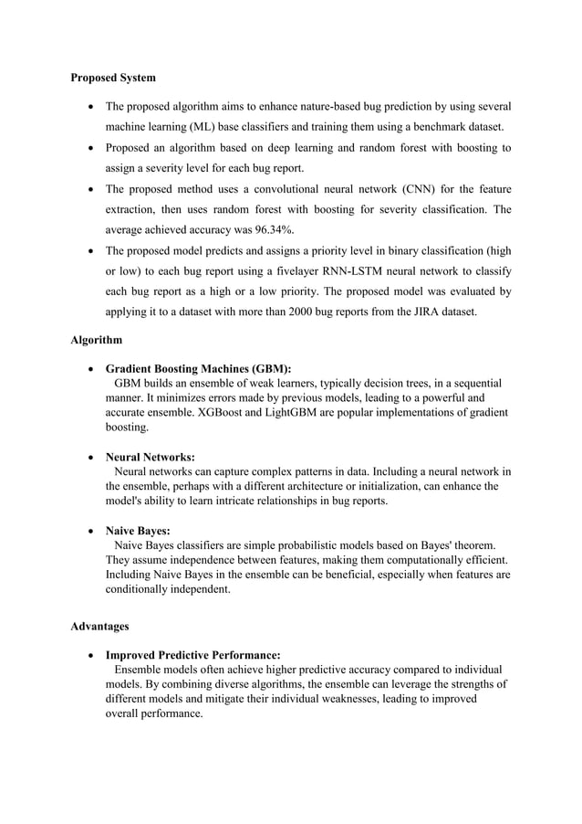 Nature-Based Prediction Model of Bug Reports Based on Ensemble Machine Learning Model.docx