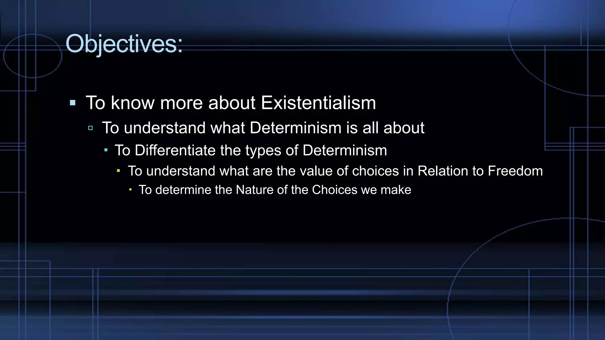 Nature of Human Freedom (Existentialism) | PPTX