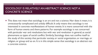 Nature of-sociology | PDF