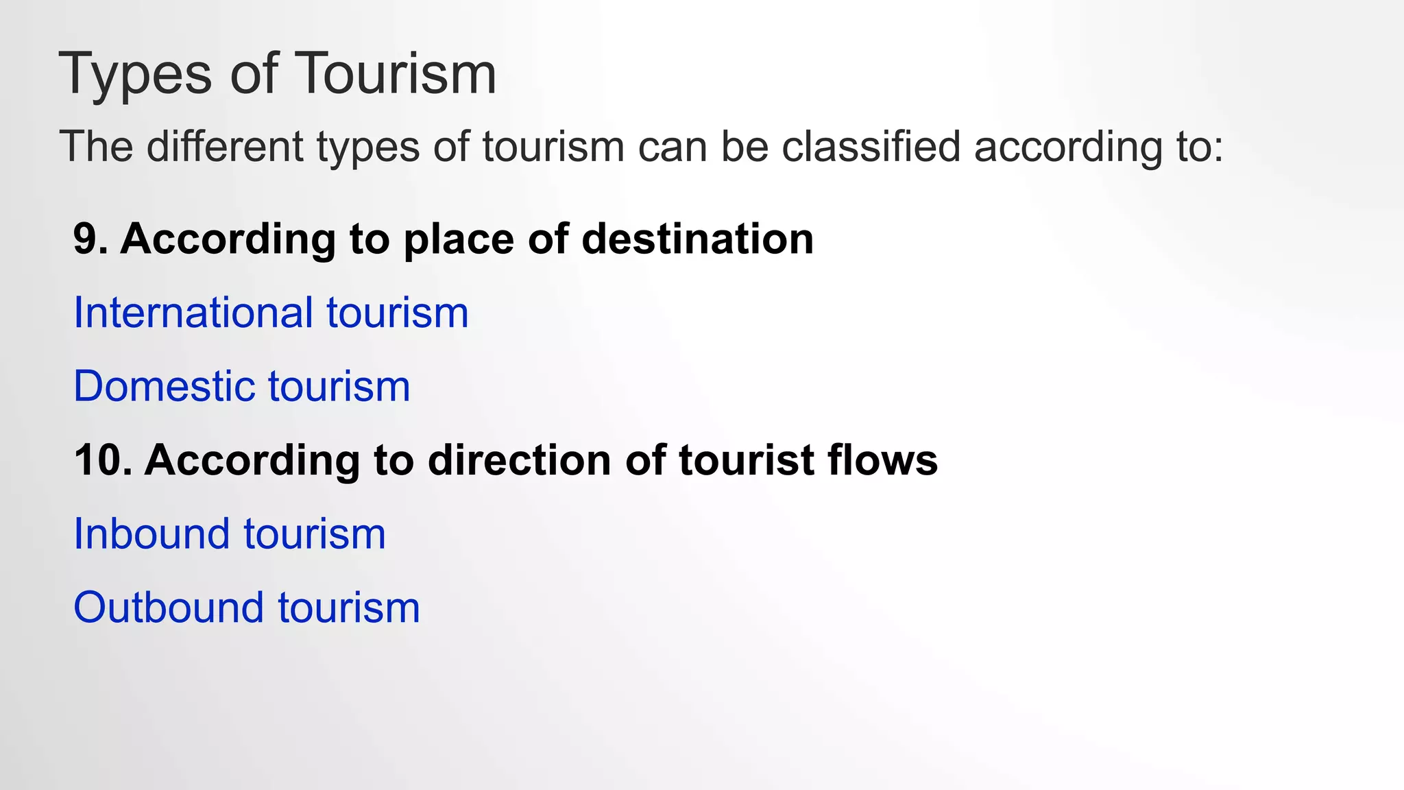 Nature-of-Tourism-Scrbd.ppt | Travel Type | Travel