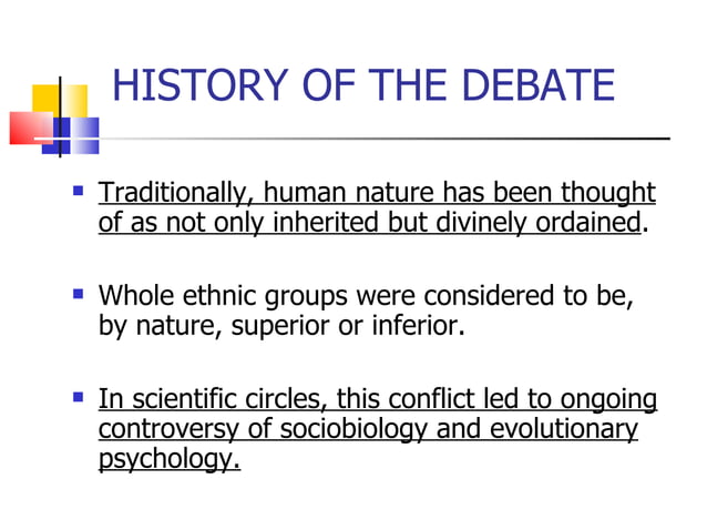 Nature vs Nurture | PPT | Genetics | Science