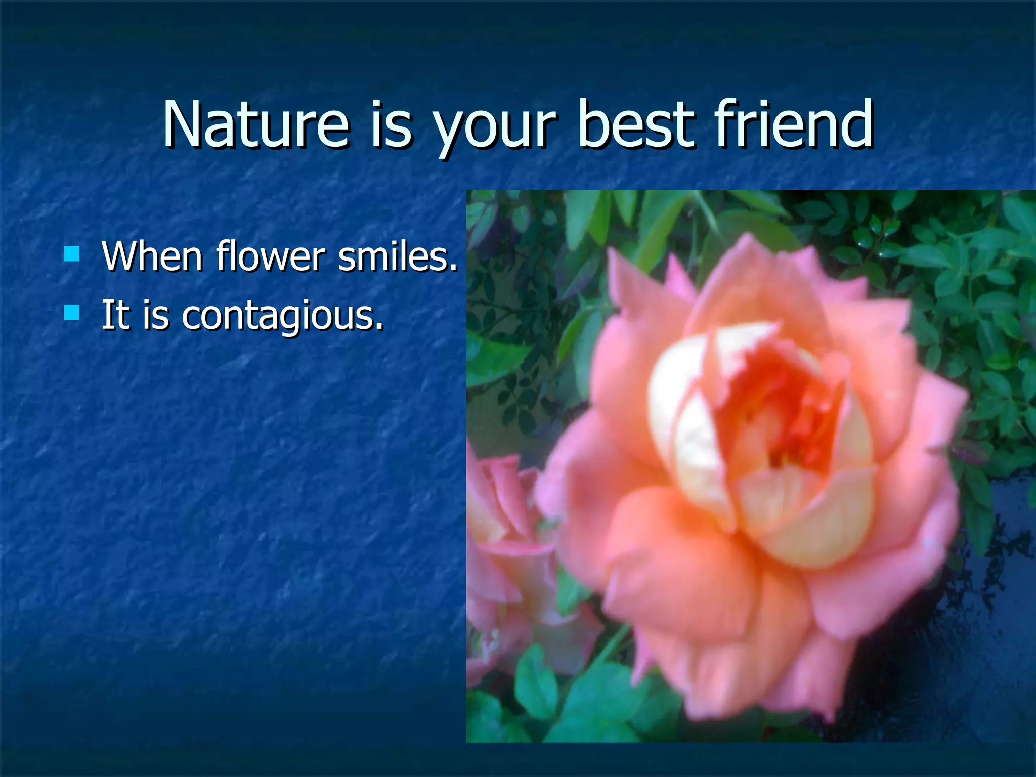 Nature is our best friend | PPT
