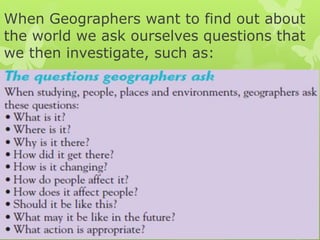 Nature of Geography | PPTX