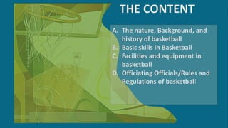 History of basketball G8 2nd quarter | PPTX