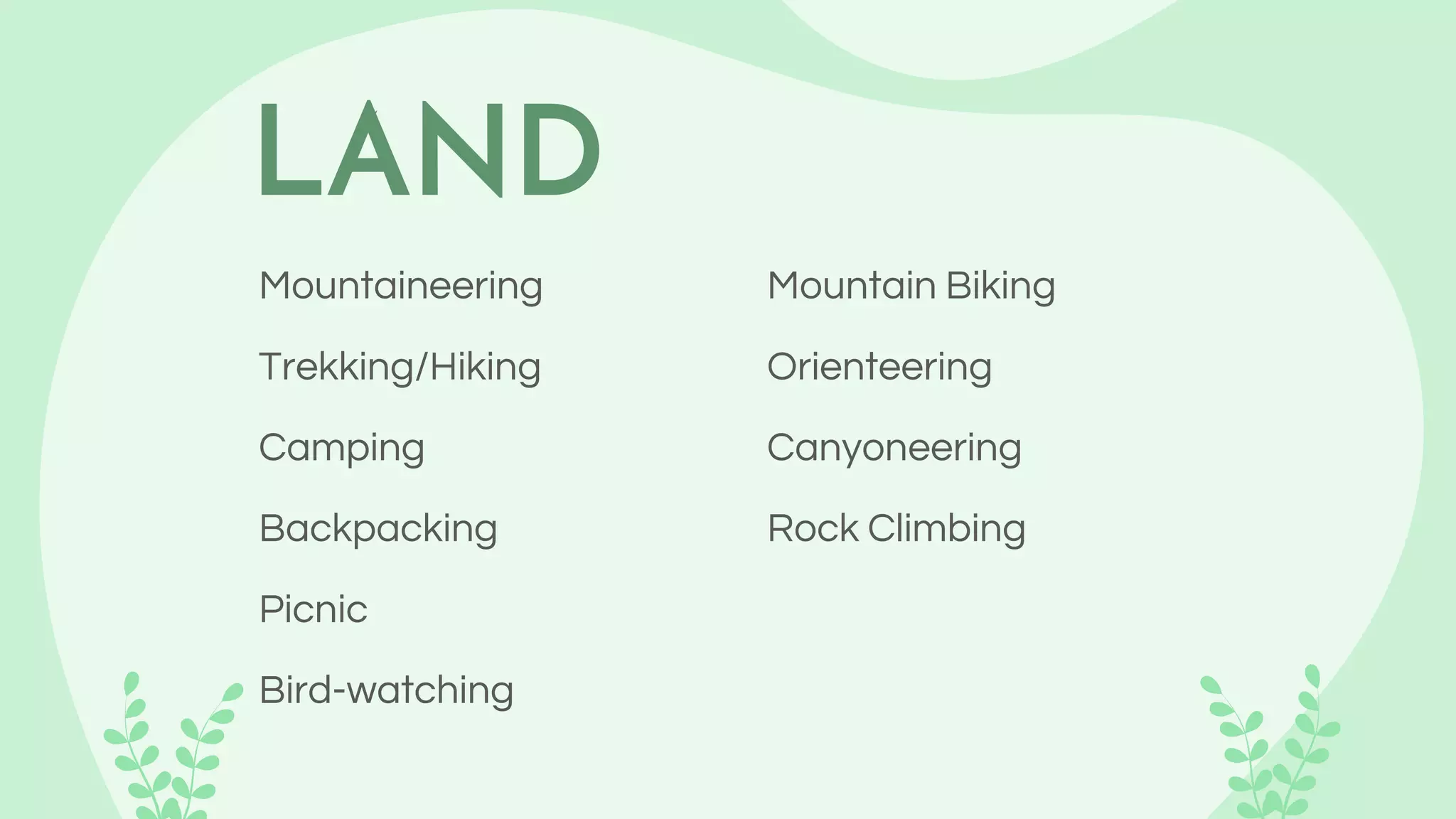 Nature and background of outdoor | PPTX