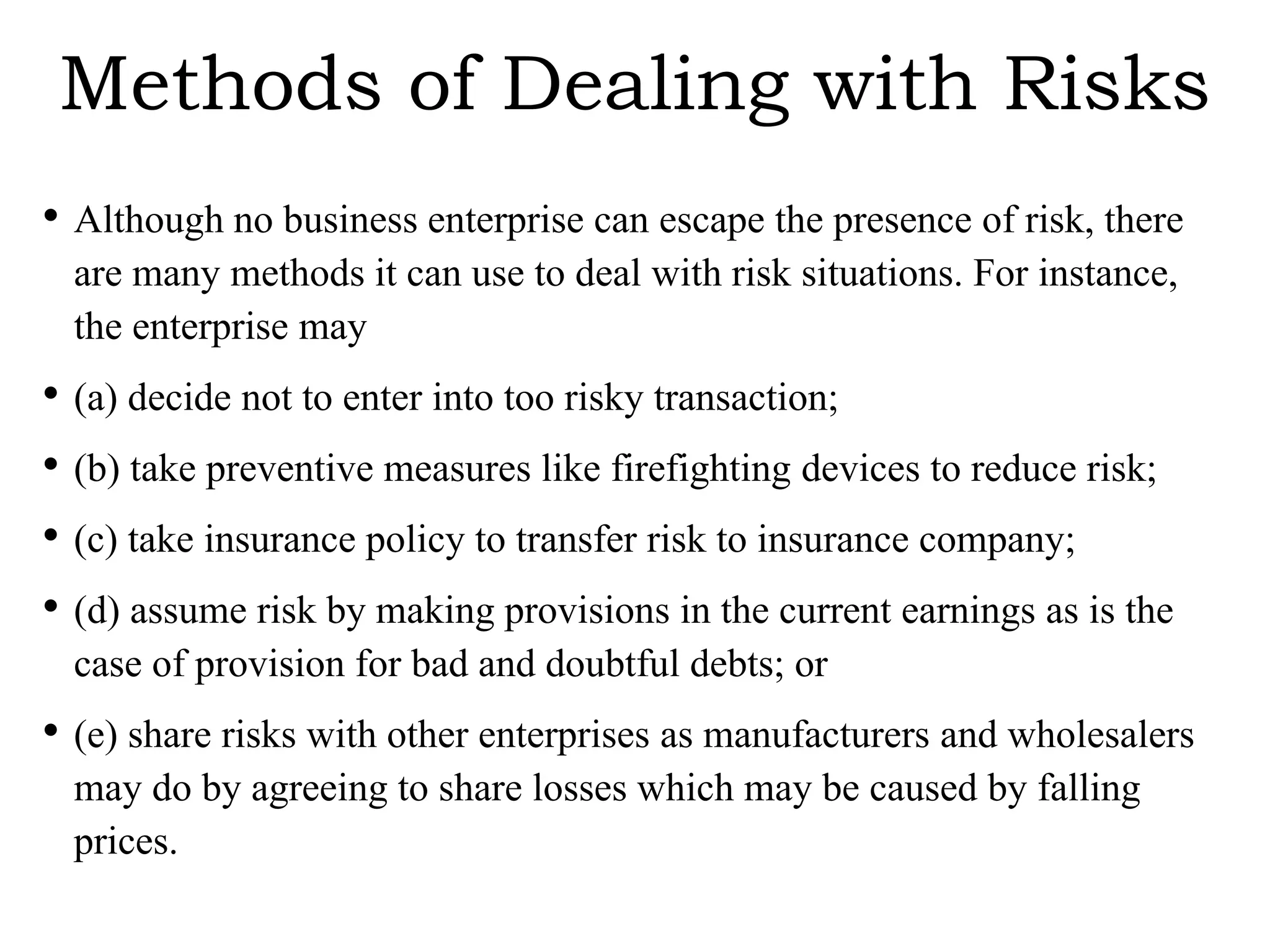 Nature and causes of business risks pgp | PPTX