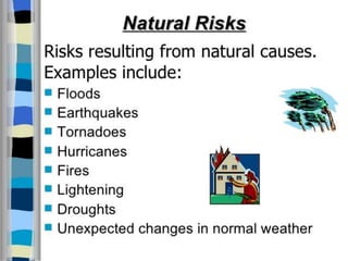 Nature and causes of business risks pgp | PPTX