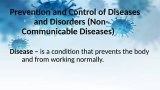 Nature and Common Non-Communicable Diseases.pptx