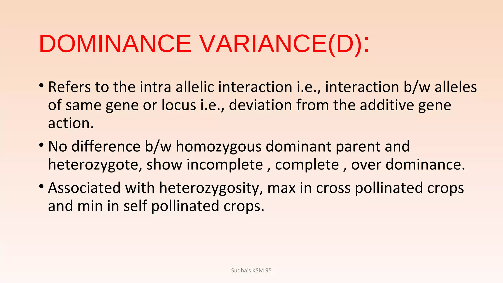 Nature and components of variability | PPT