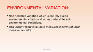 Nature and components of variability | PPT