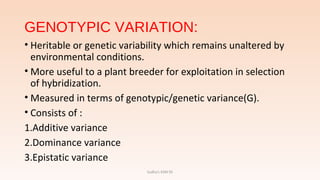 Nature and components of variability | PPT