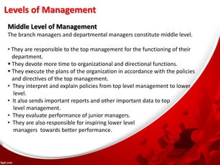 Nature and concept of management | PPTX
