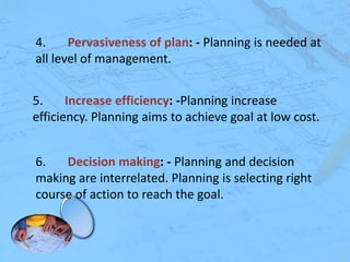 Nature and concepts of planning | PPTX