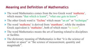 Nature and Development of Mathematics.pptx
